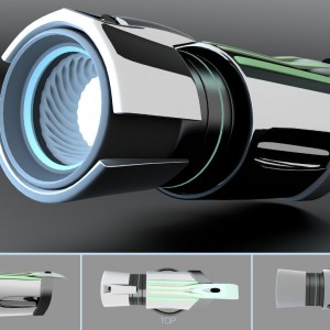 3D Arm cannon for Daz studio & Poser | inLite studio 3D store
